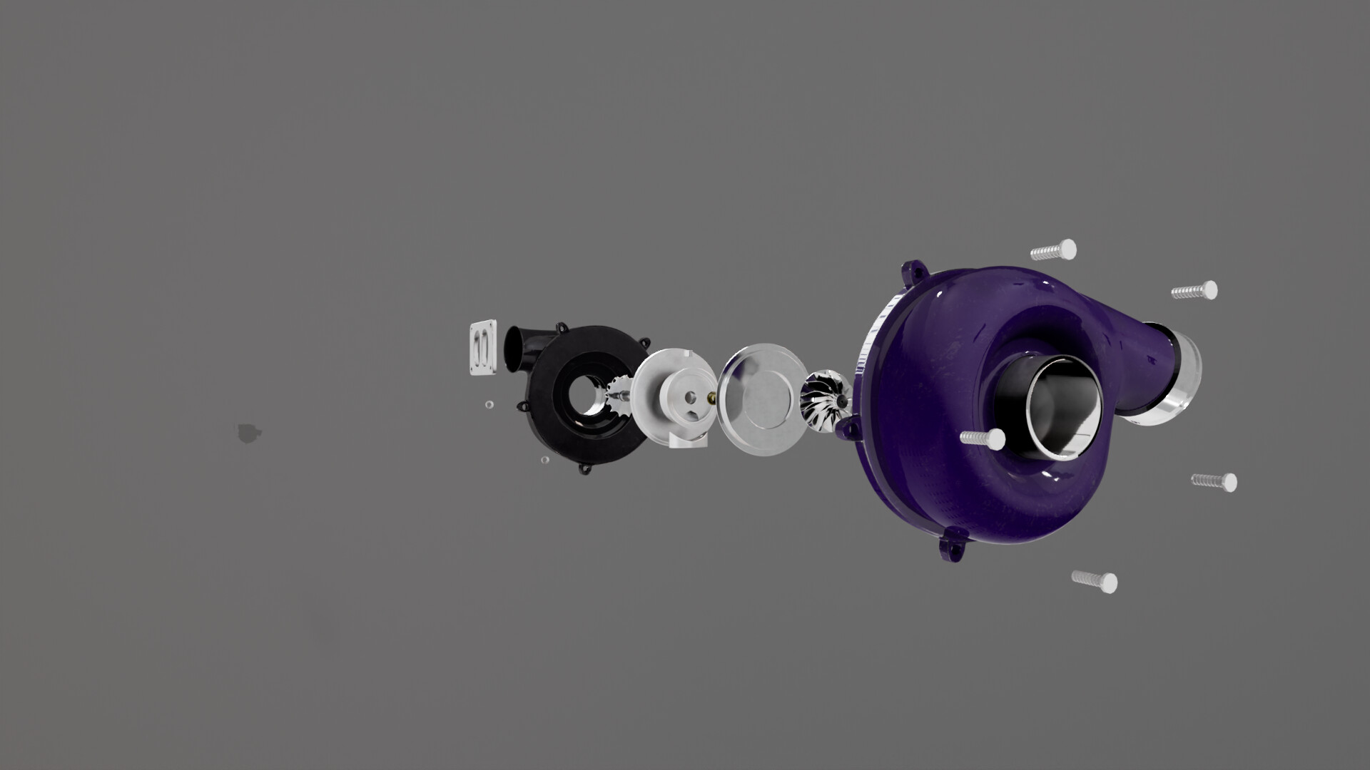 ArtStation - Turbo exploded view