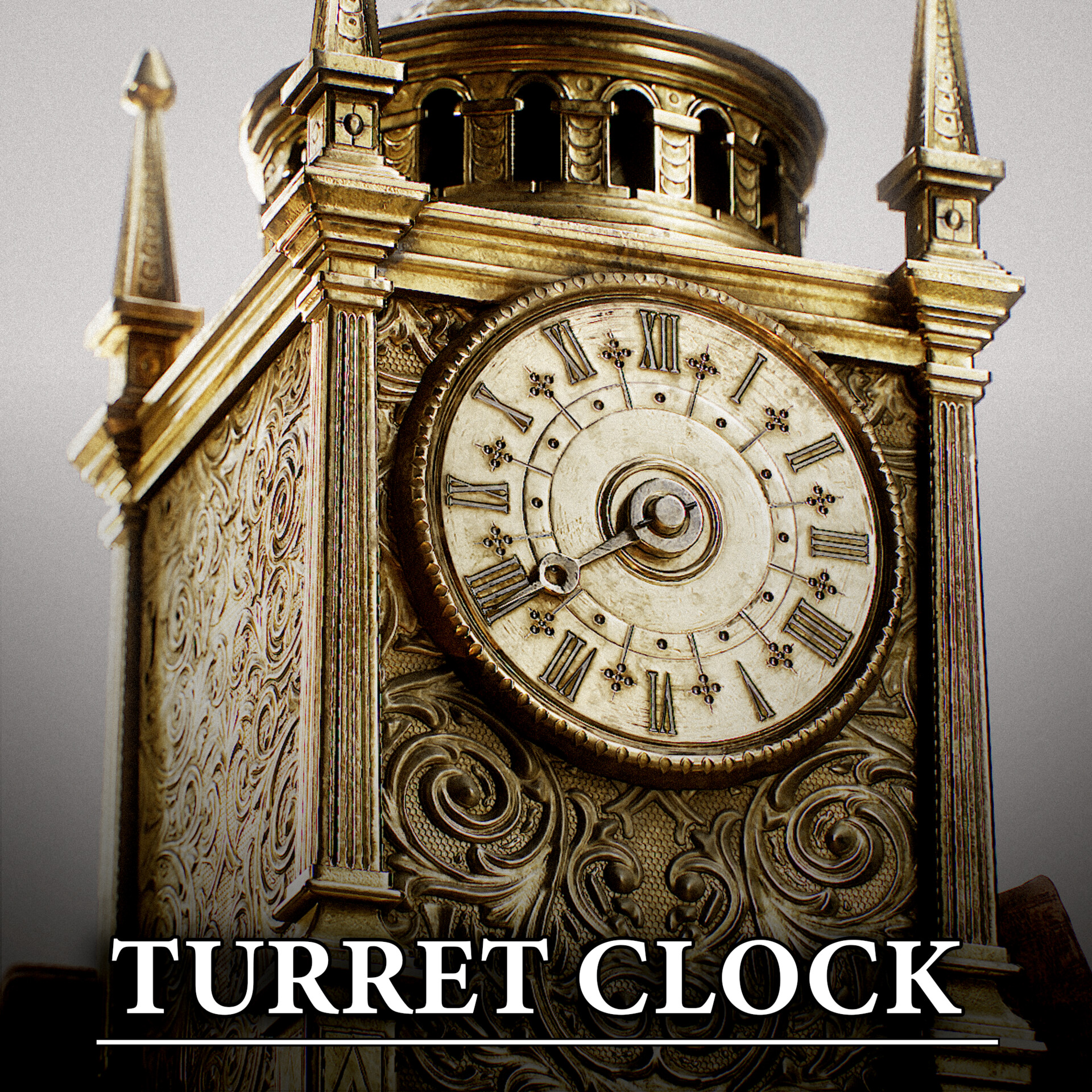 ArtStation - Turret Clock