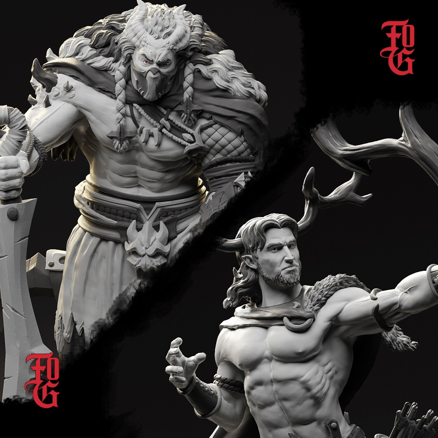 ArtStation - Xander, Chaos Upbringer / Arbane, The Green Sentinel - For ...