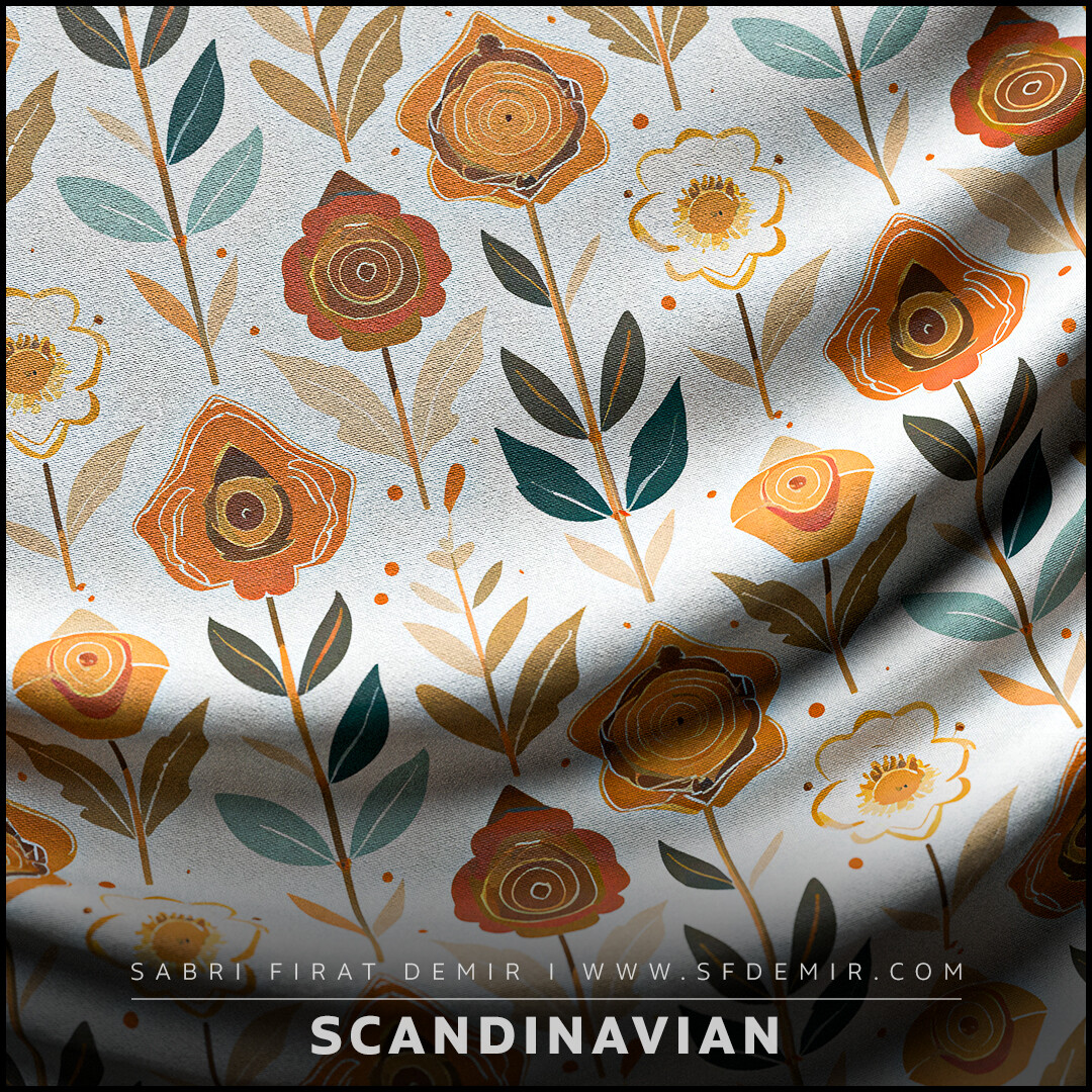 ArtStation - Scandinavian Pattern Fabric Pack
