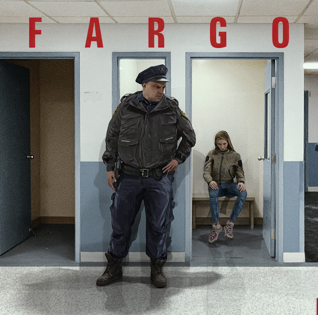 ArtStation - Fargo S5 - Police Station