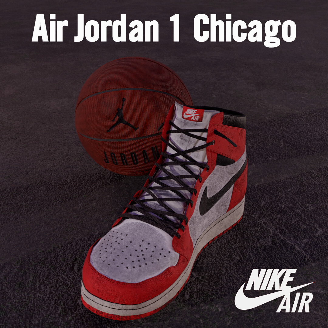 ArtStation - Air Jordan 1 "Chicago"