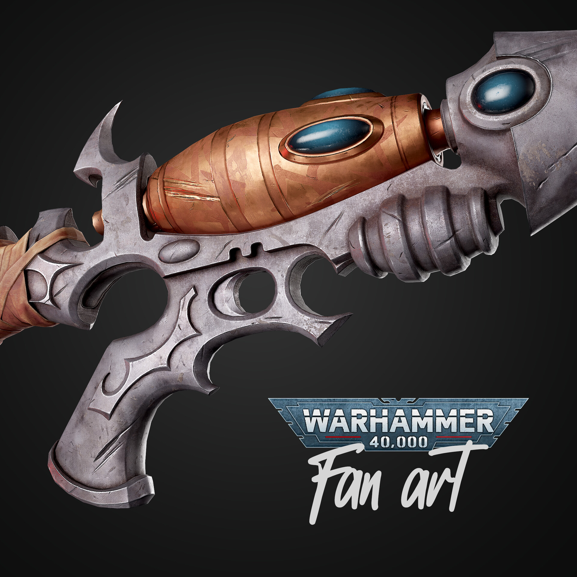 ArtStation - Splinter Rifle | Warhammer 40k fan art