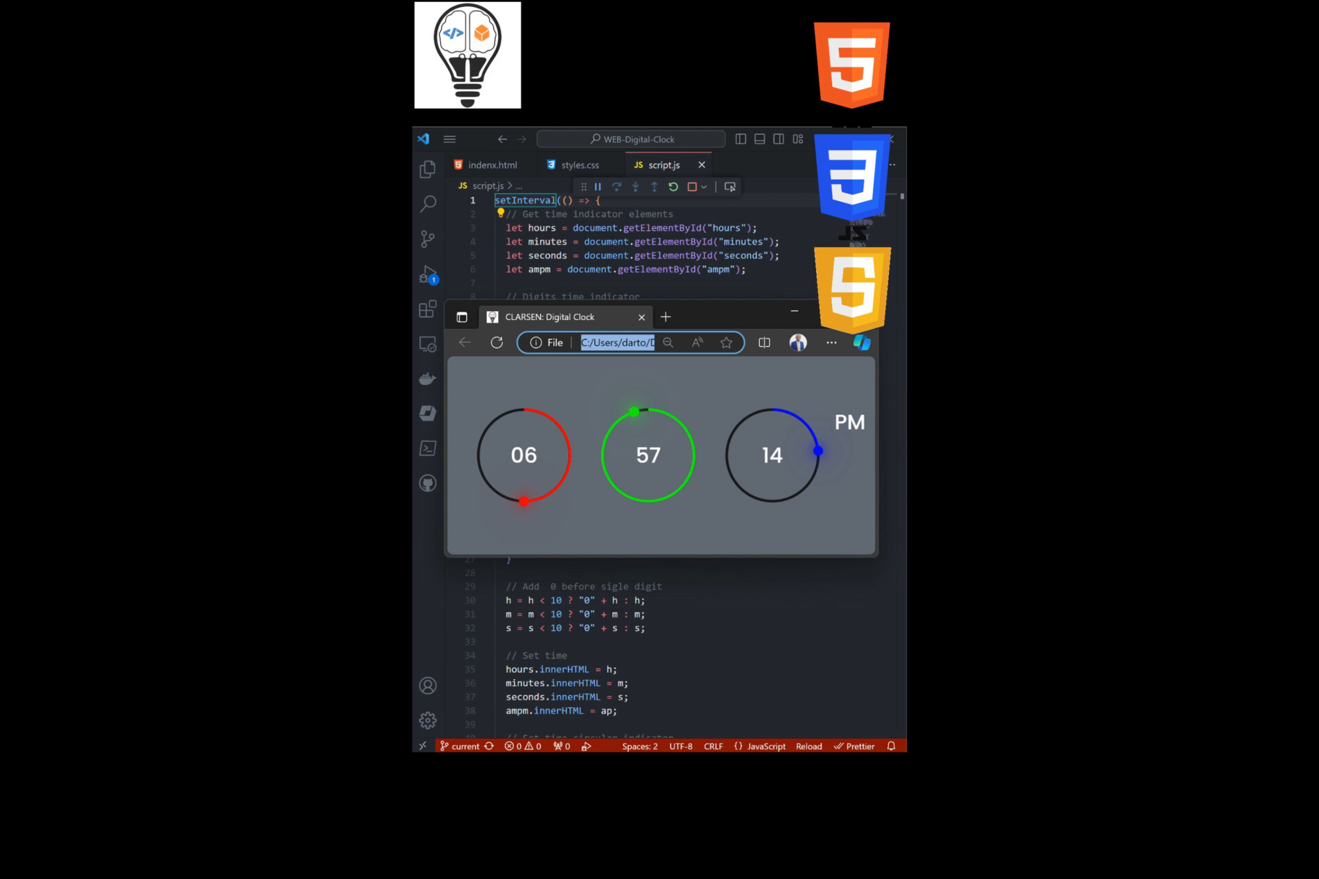 ArtStation - WED: Digital Clock