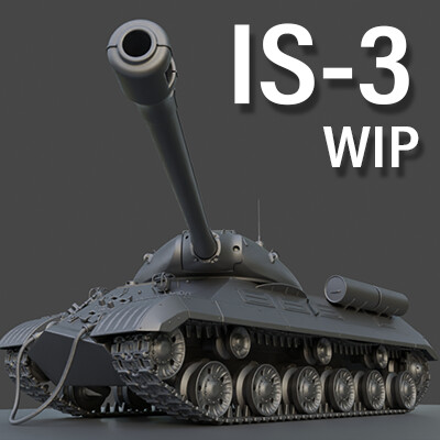 ArtStation - IS-3 highpoly WIP