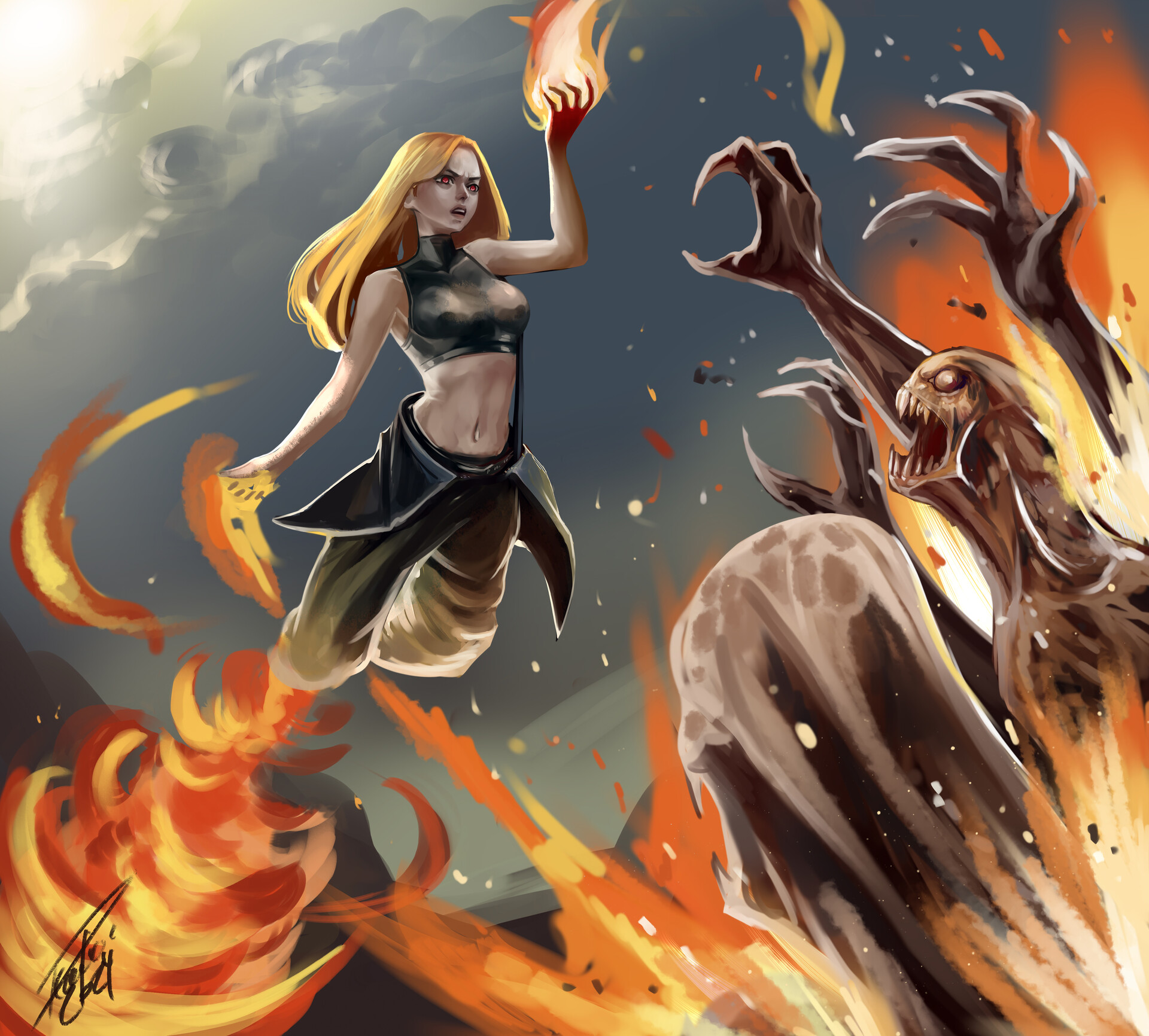 ArtStation - Piroquinesis