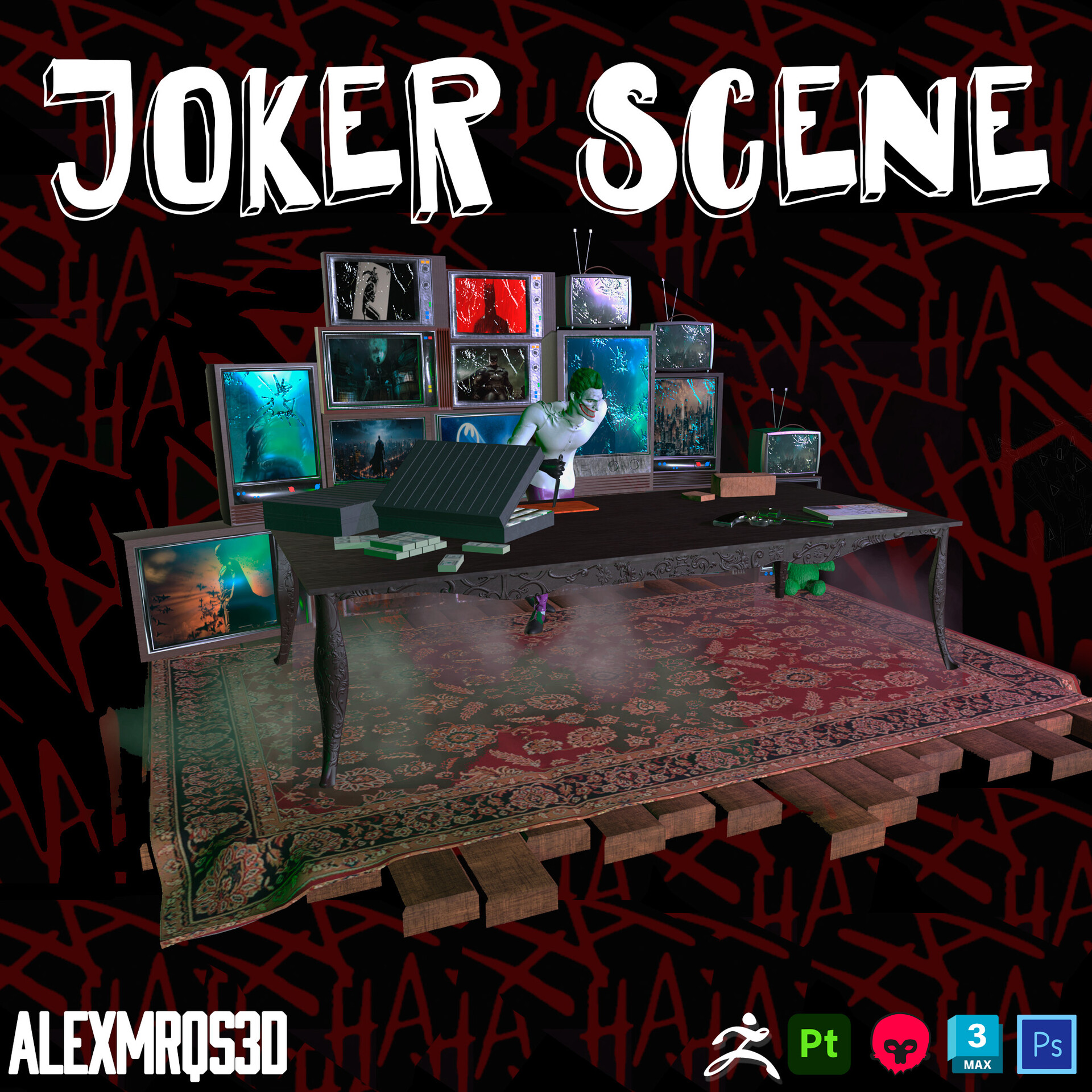 ArtStation - The Joker Scene