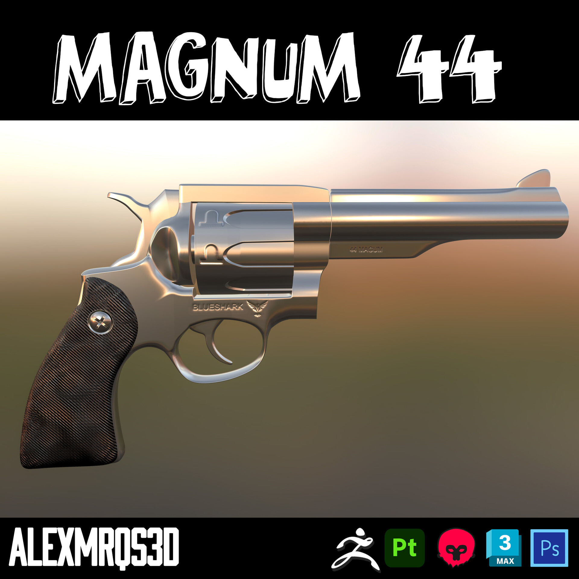 ArtStation - 44. Magnum (Scene Prop)