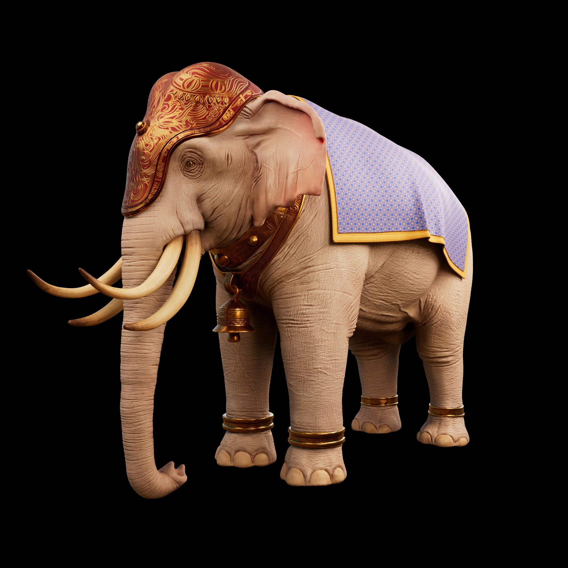 ArtStation - Airavat -The Mythical King Of Elephants