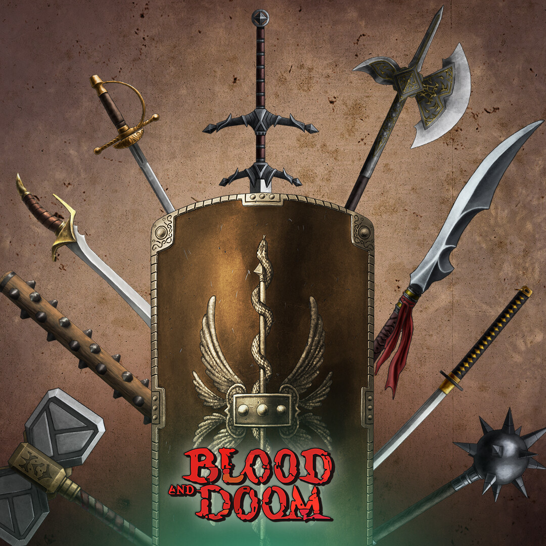ArtStation - Blood & Doom - Weapons