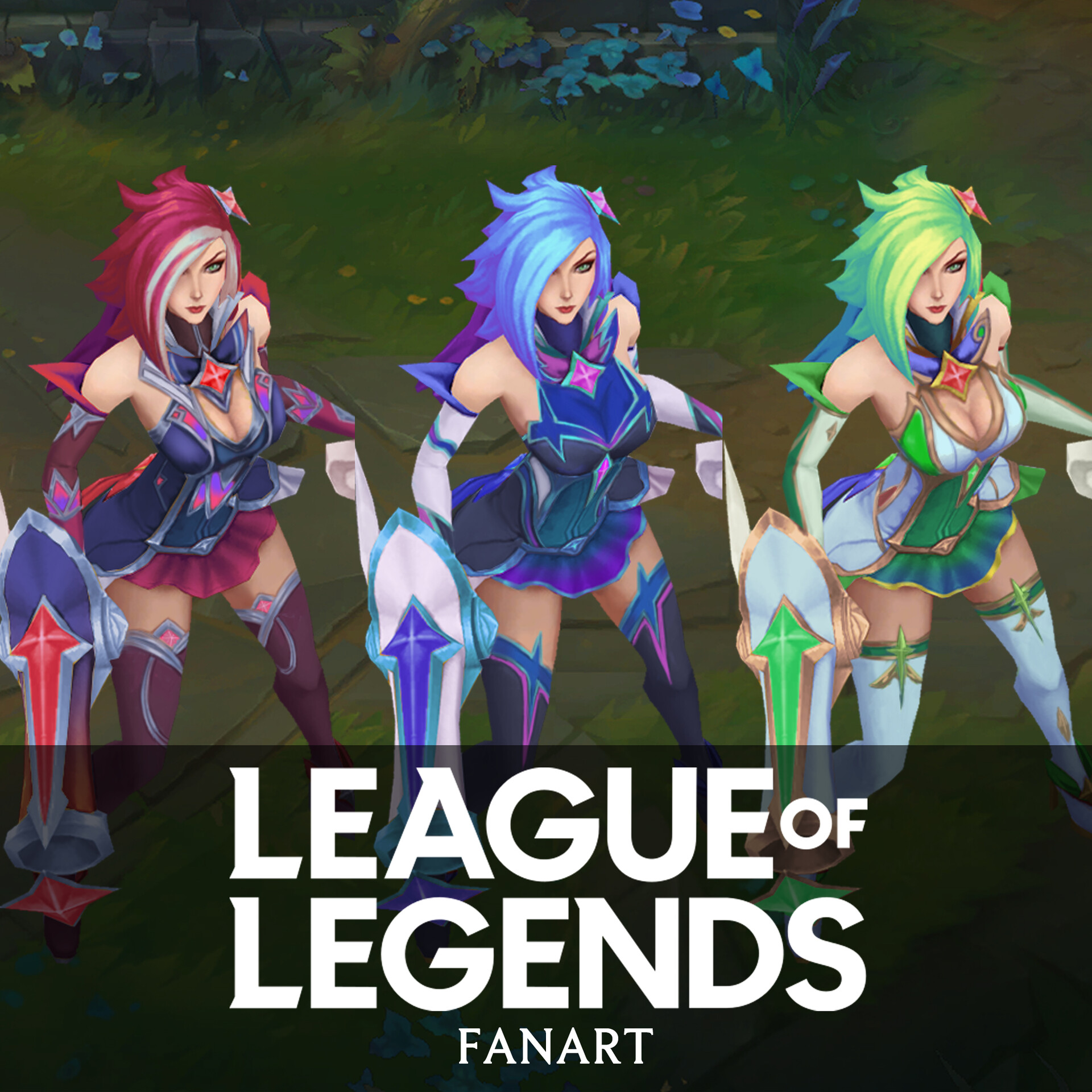 ArtStation - Star Guardian Miss Fortune Chroma Fan art