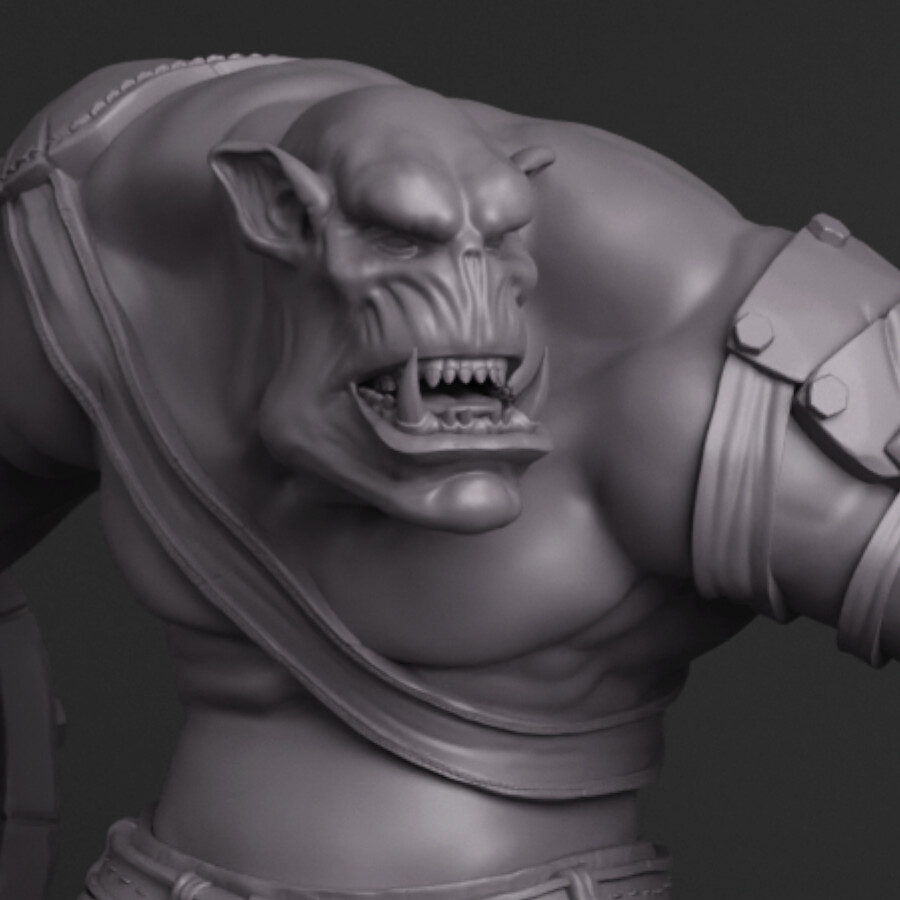 ArtStation - Warhammer Style Orc - 5