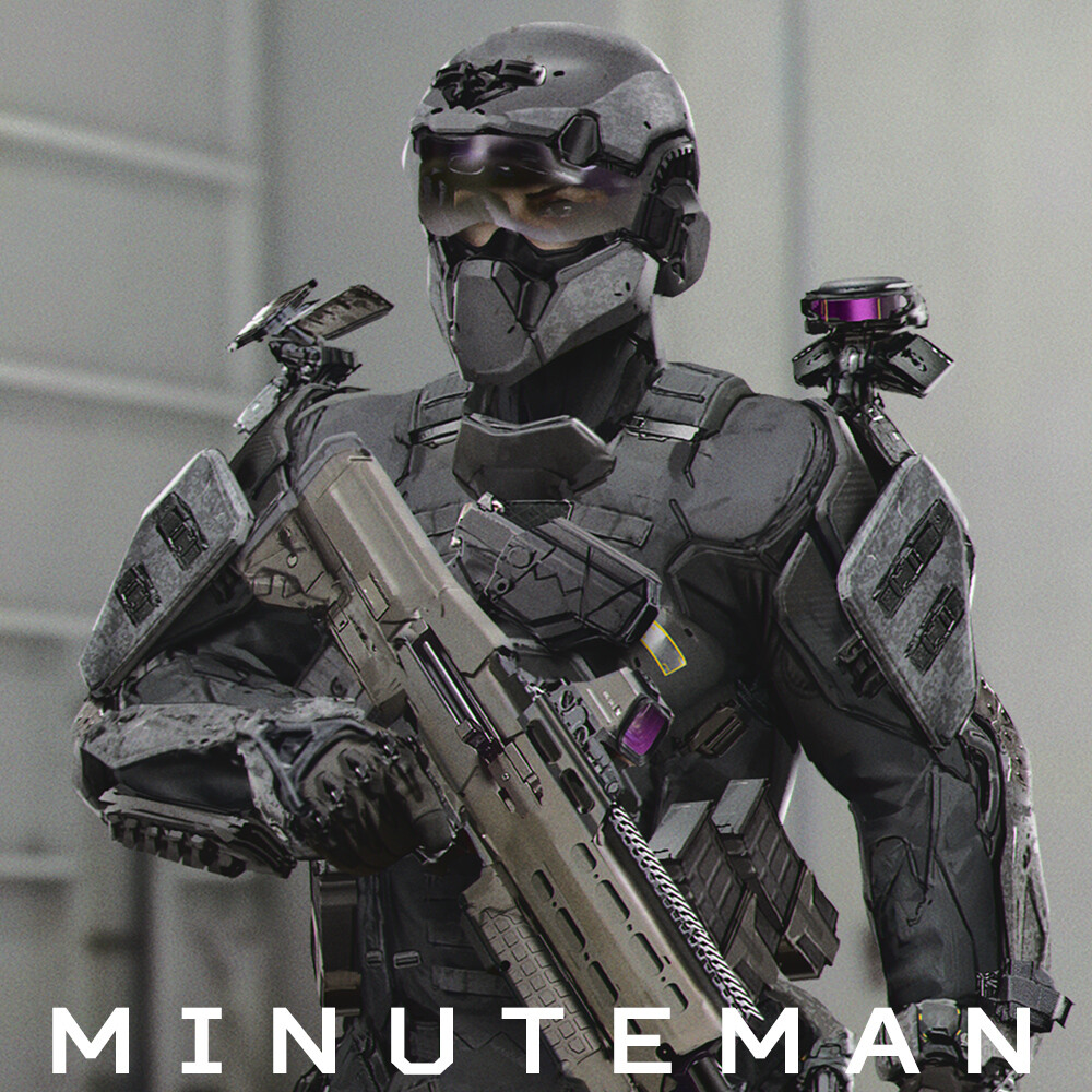 ArtStation - Minuteman Combat Exo Uniform