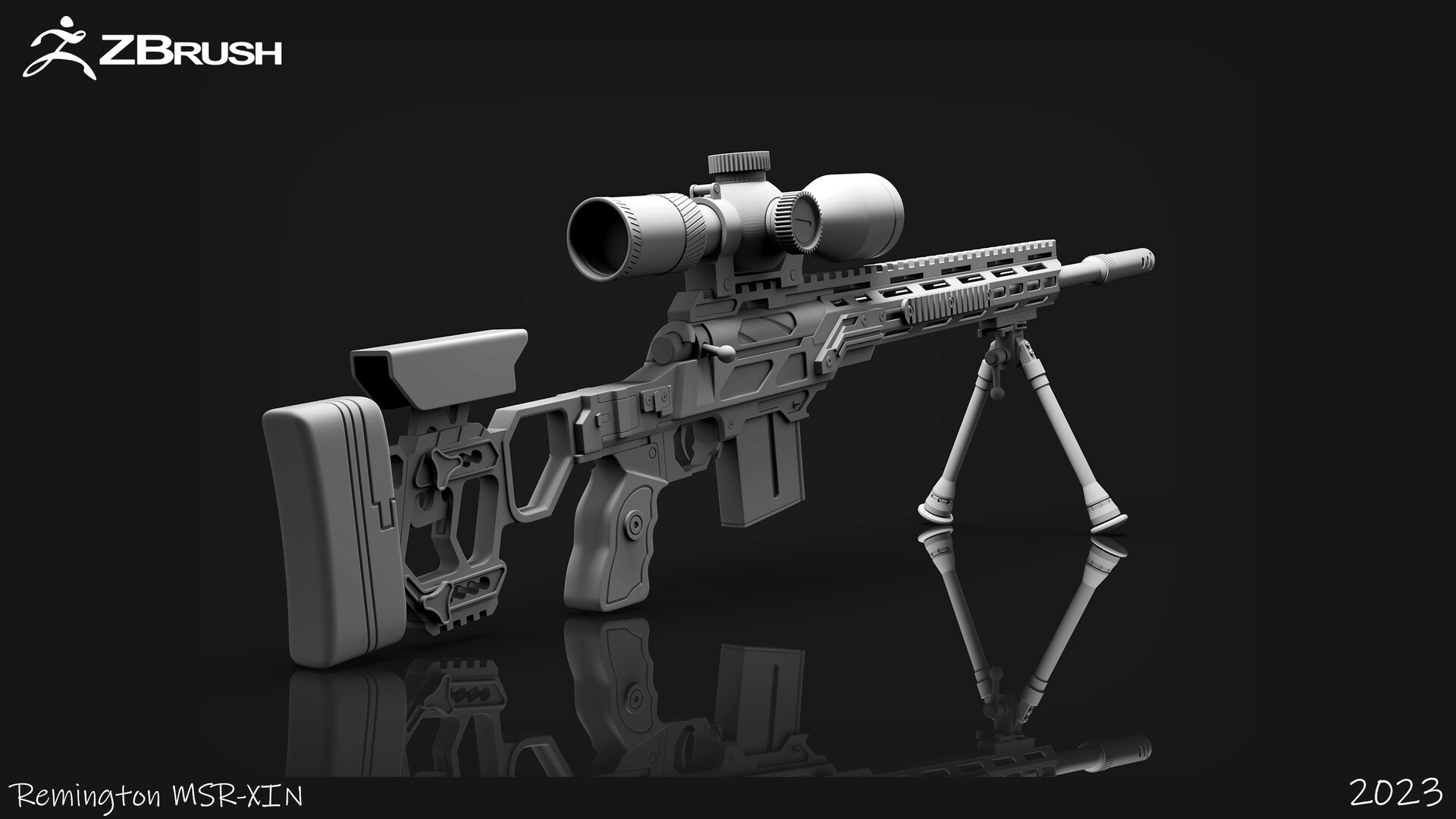 ArtStation - 雷明登MSR-RemingtonMSR