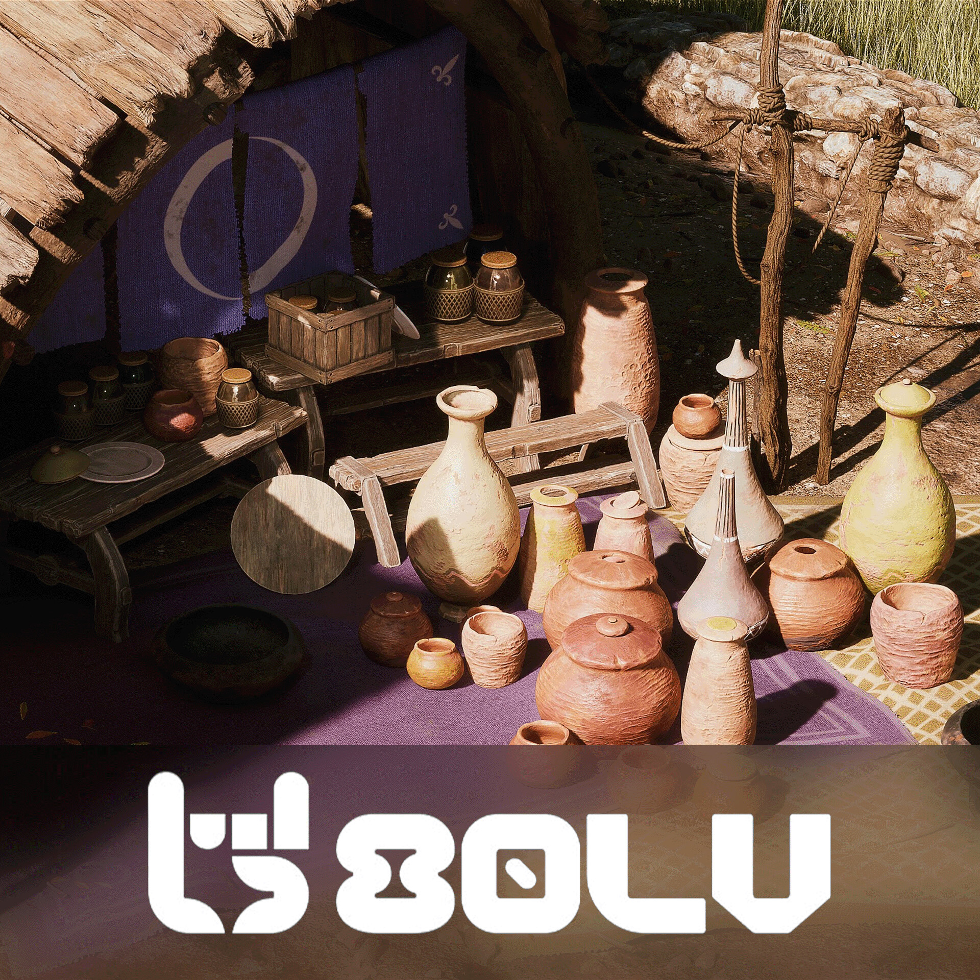 ArtStation - 80 Level Article : "Magical Crystal Stone House Created ...