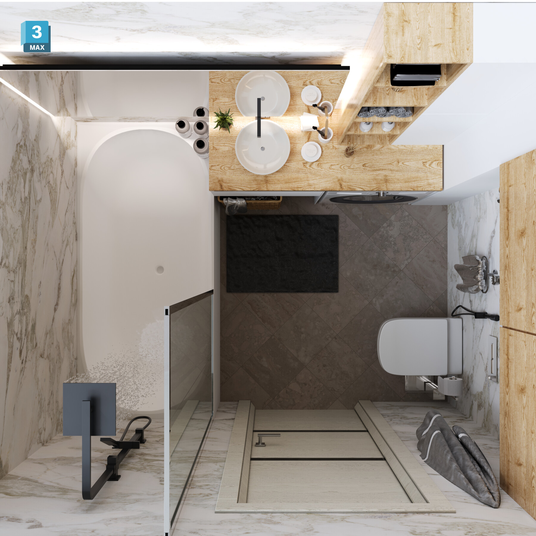 ArtStation - Interior design of the apartment