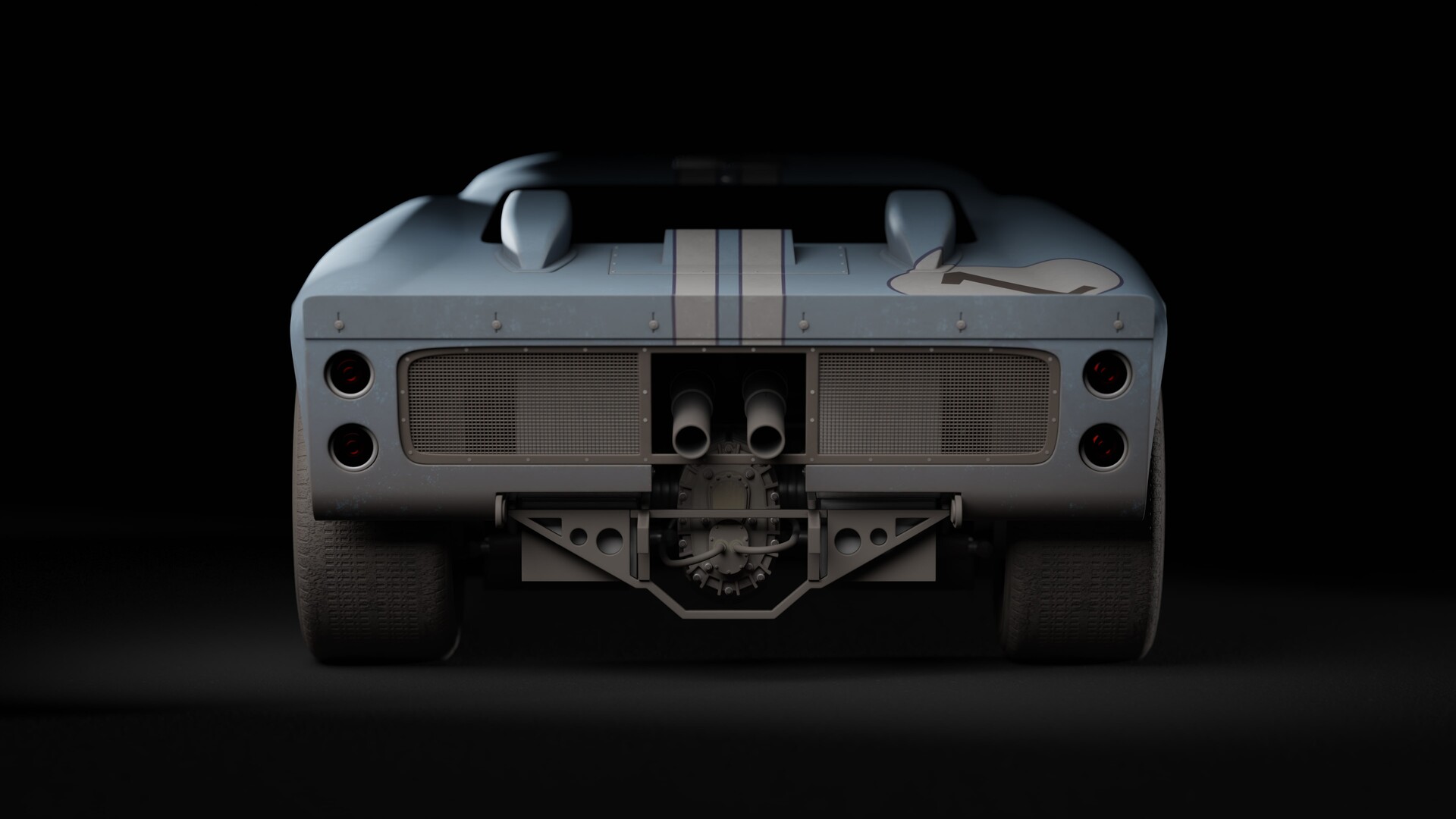 ArtStation - Ford GT40 MK2 in blender