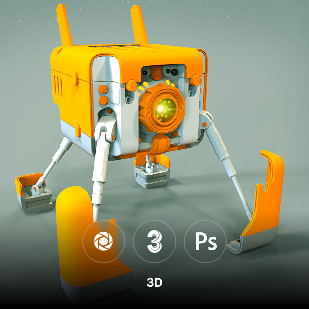 ArtStation - CUBEBOT