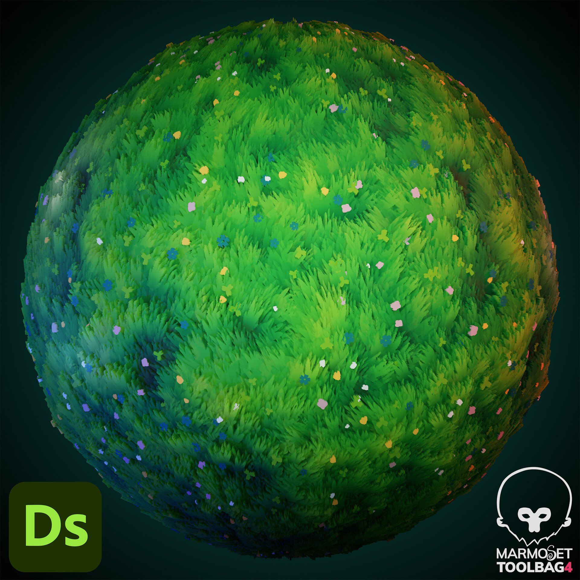 ArtStation - Stylized Grass - Substance 3D Designer