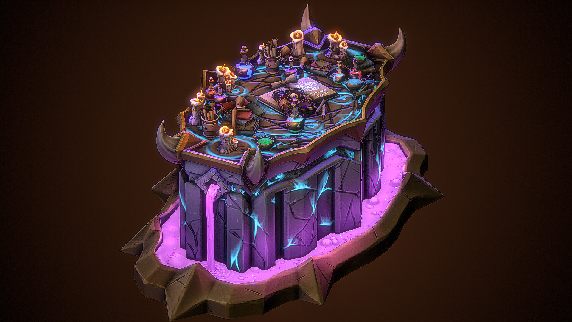 ArtStation - Stylized Wizard Table