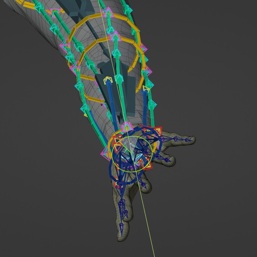 ArtStation - Sample of Grid Shell Rig