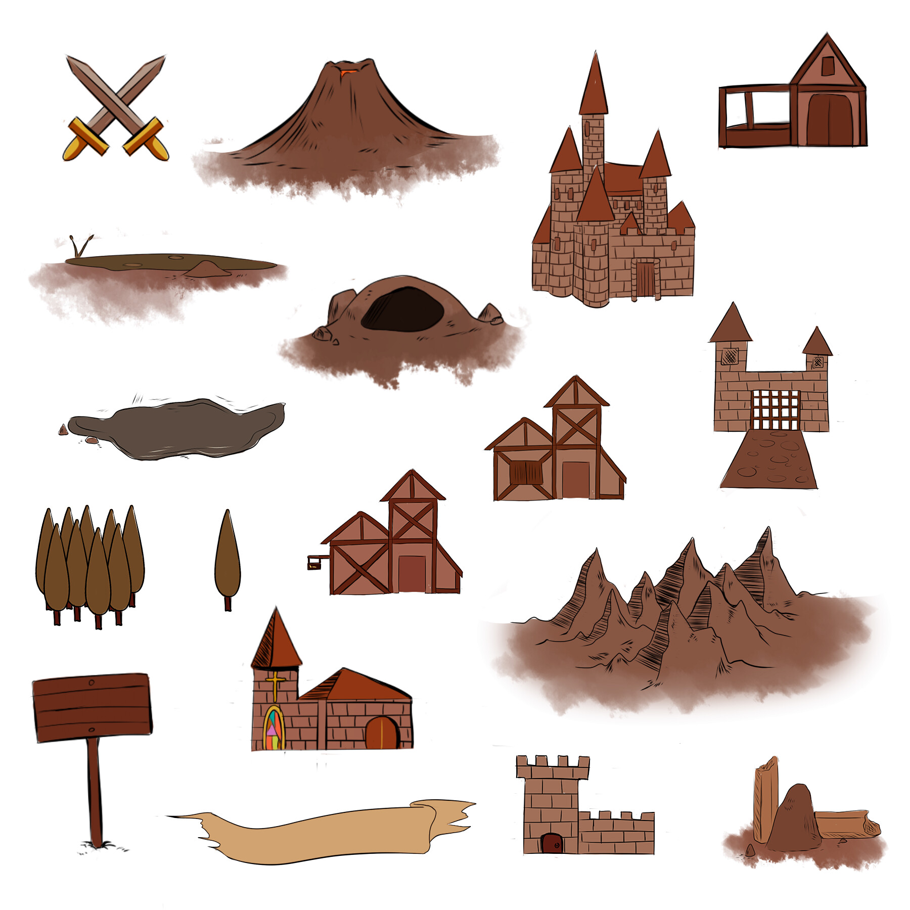 ArtStation - map icons example