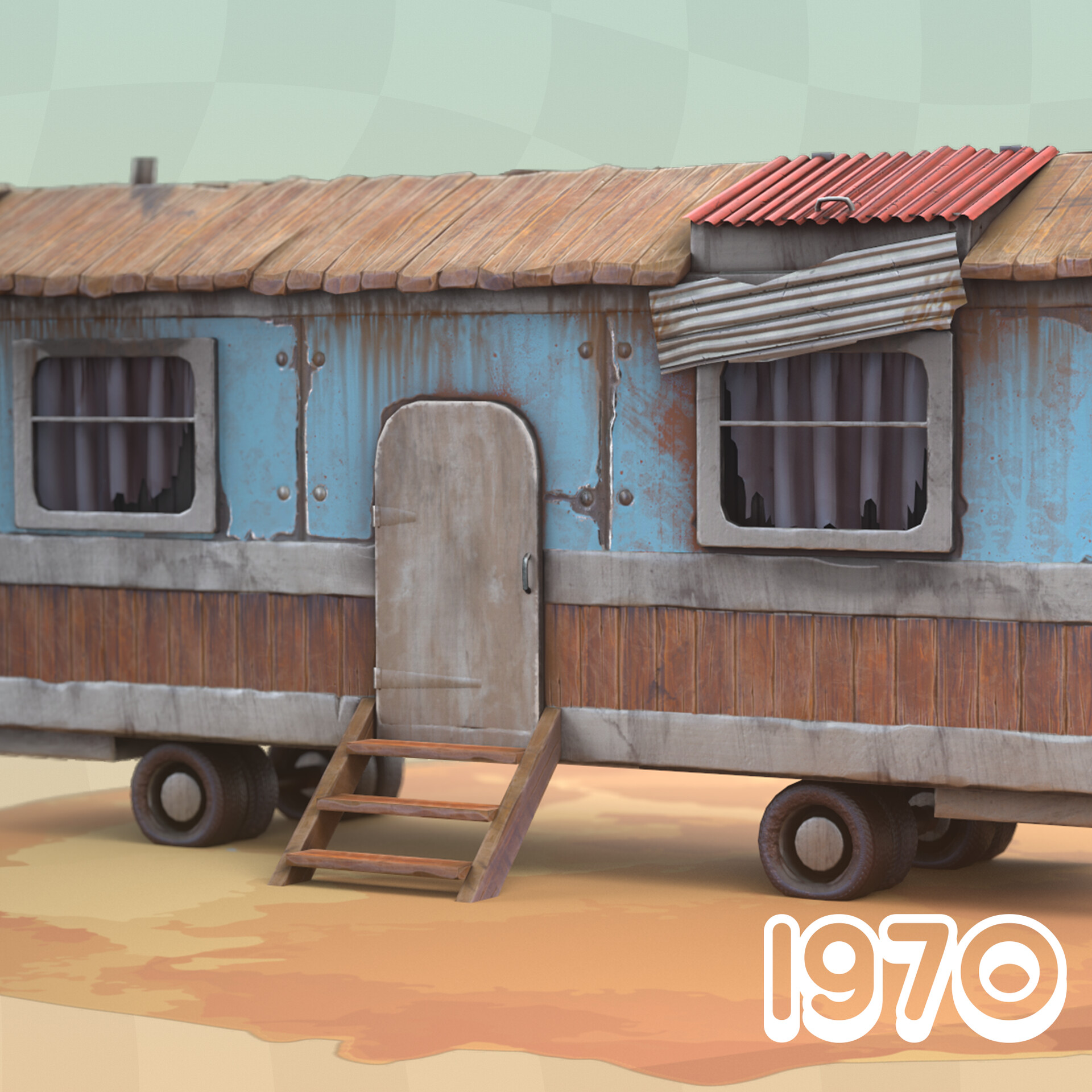 ArtStation - Vintage Trailer