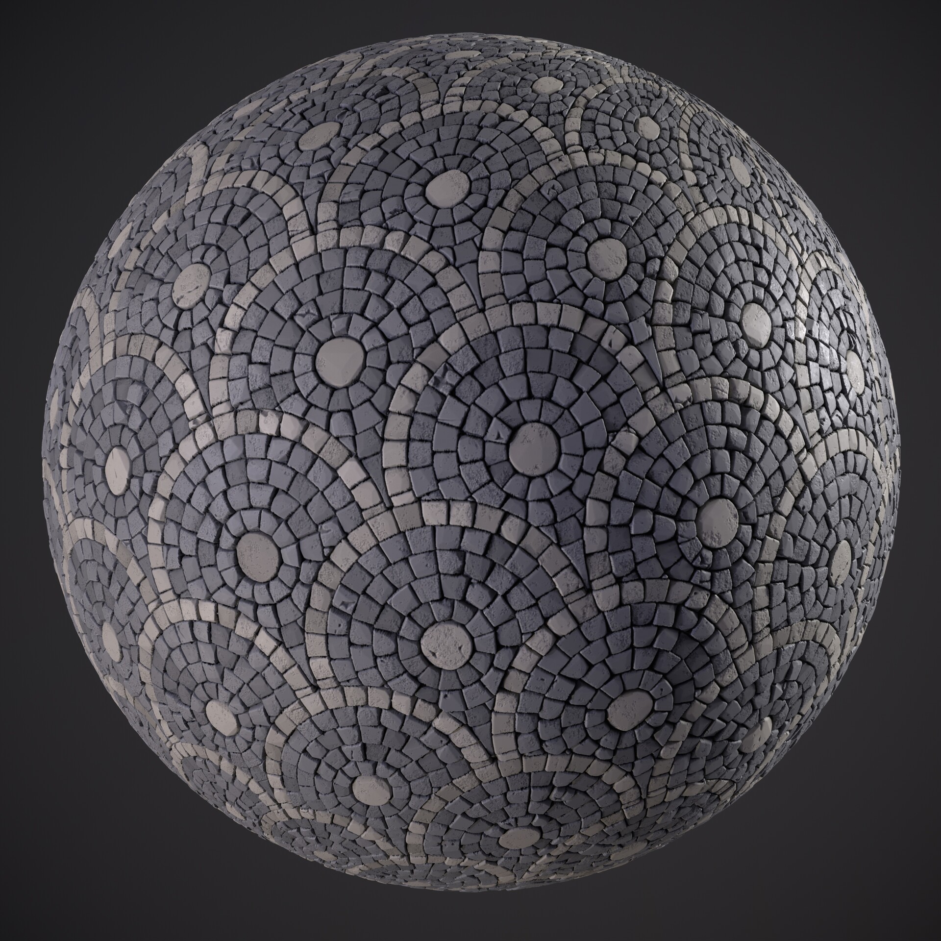 ArtStation - Circular Pattern Stone Floor - by Guillaume Lussier-Dulude