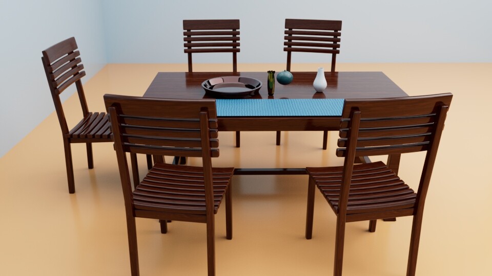 ArtStation - Chair And Table