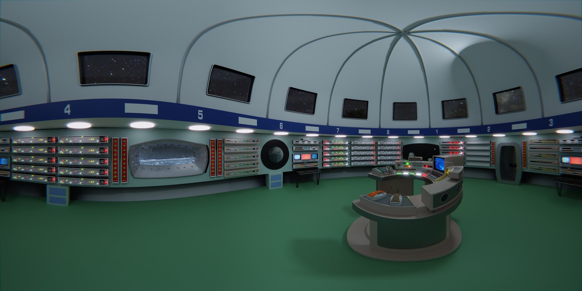 ArtStation - UFO - Moonbase Control Sphere