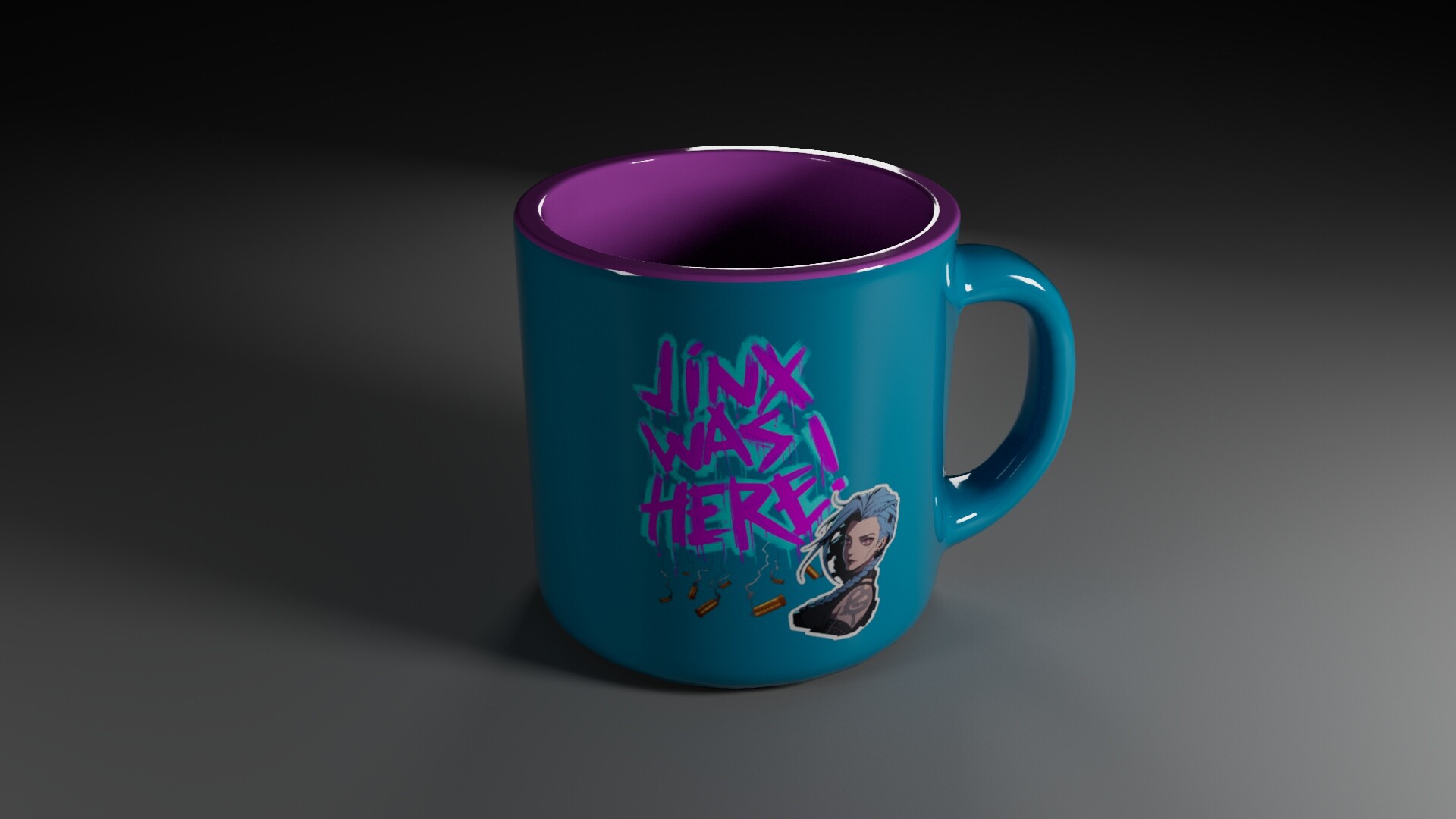 ArtStation - 3D Cup: Jinx Was Here (2023)