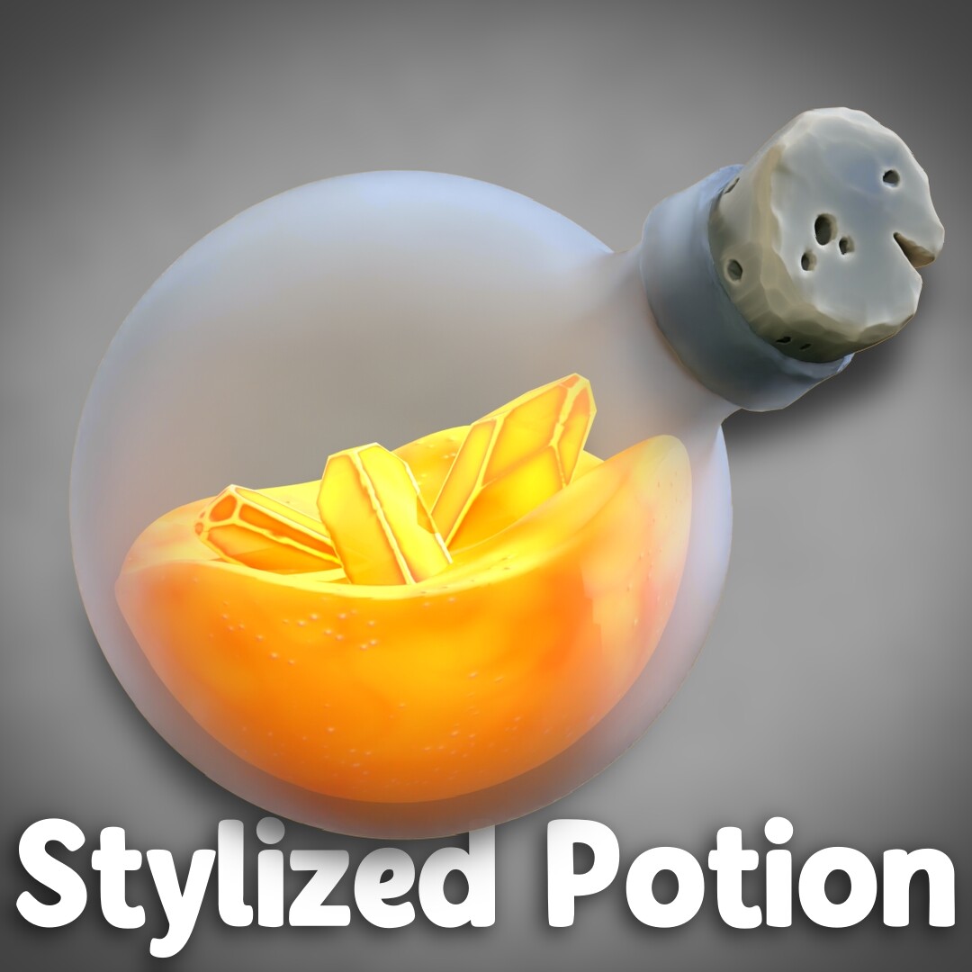 ArtStation - Stylized Potion