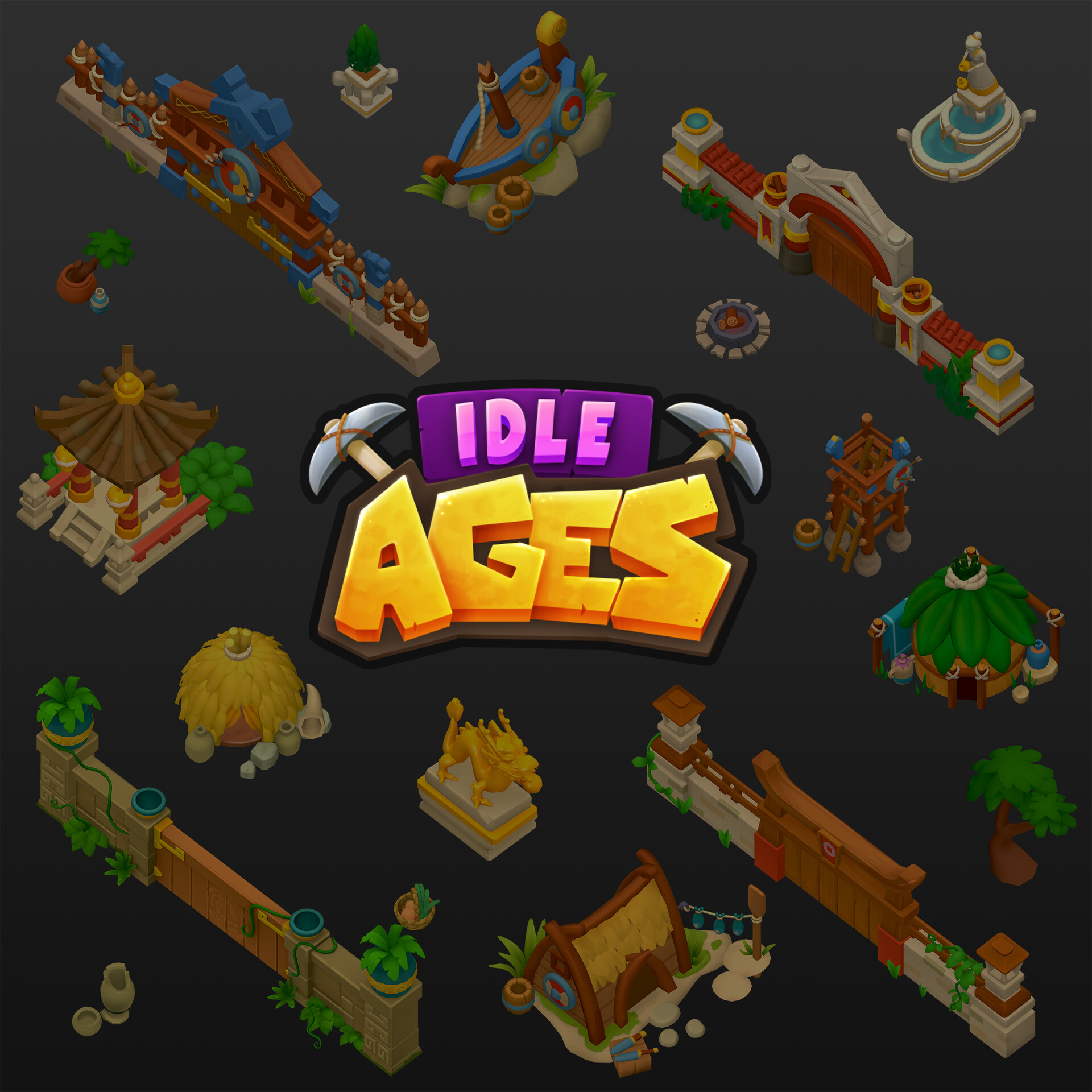 ArtStation - Idle Ages Environment