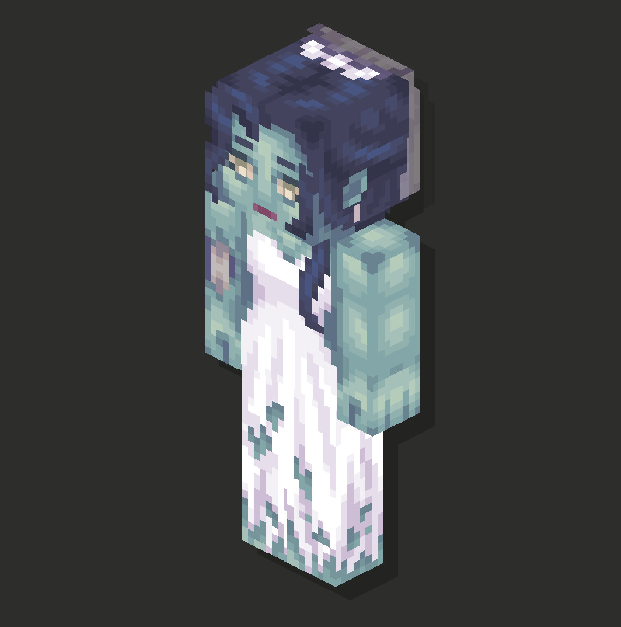 ArtStation - Minecraft Skin - Undead Bride