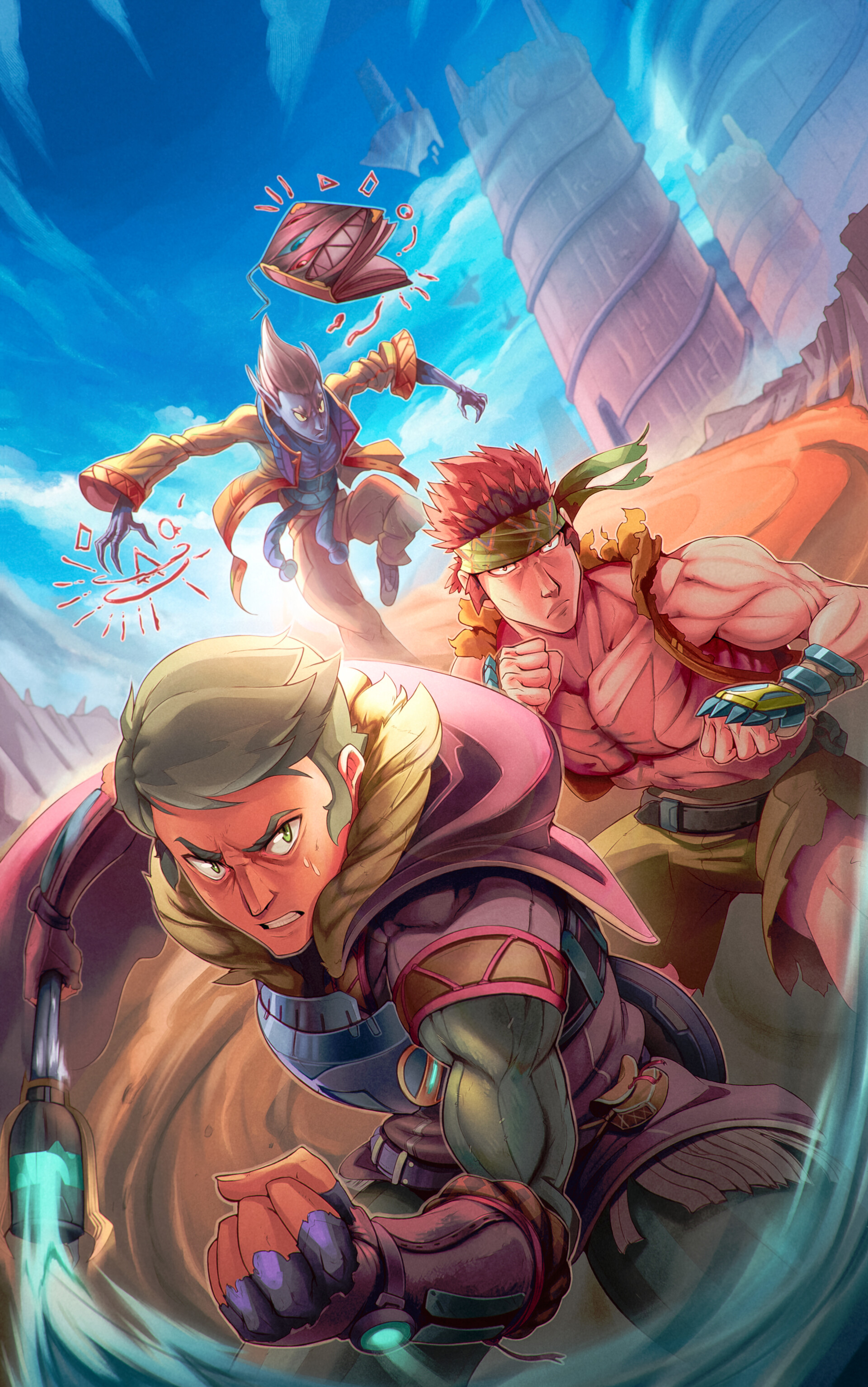 ArtStation - Desert quest party