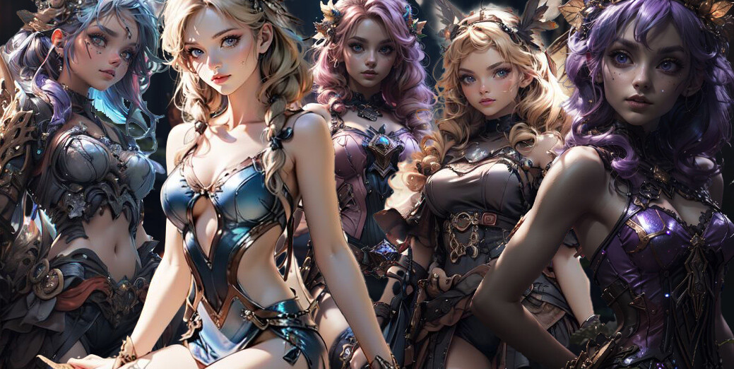 ArtStation - 299 Captivating Pixie Beauties and Characters Designs, Ideas, and Art Reference V1 ...