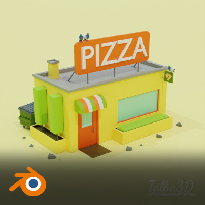 ArtStation - Stylized Pizza House