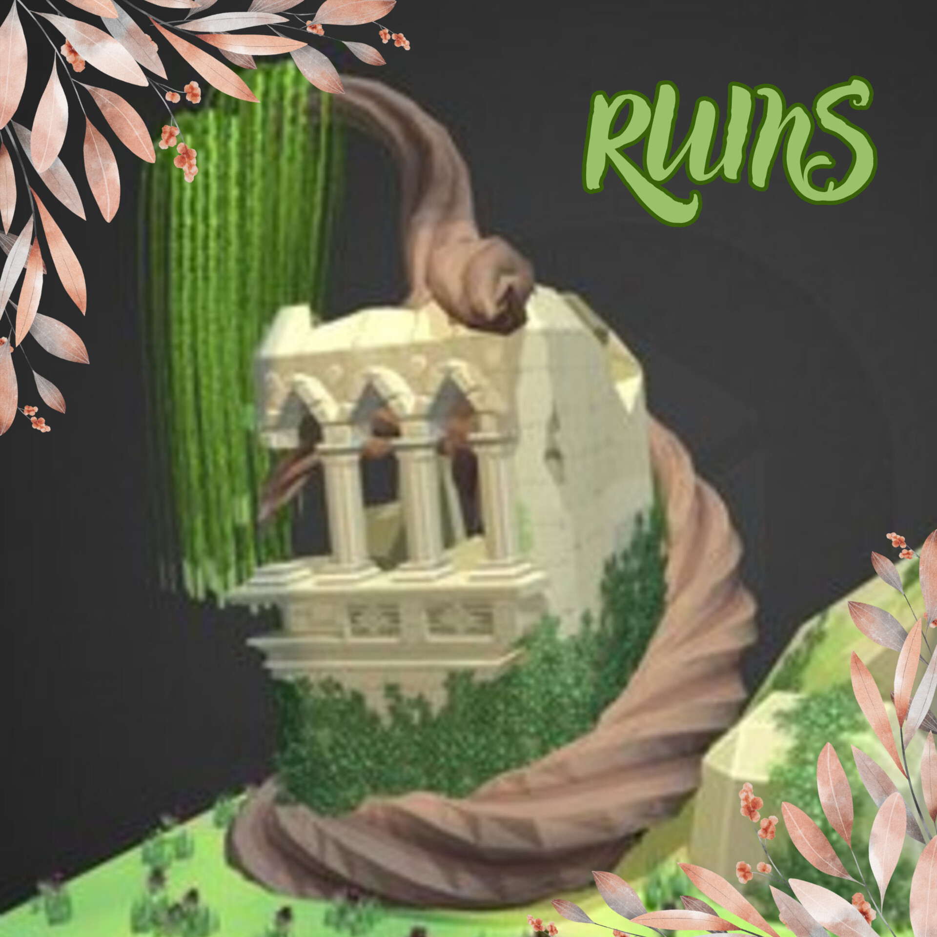 ArtStation - Gothic Ruins with Willow (3D Diorama)