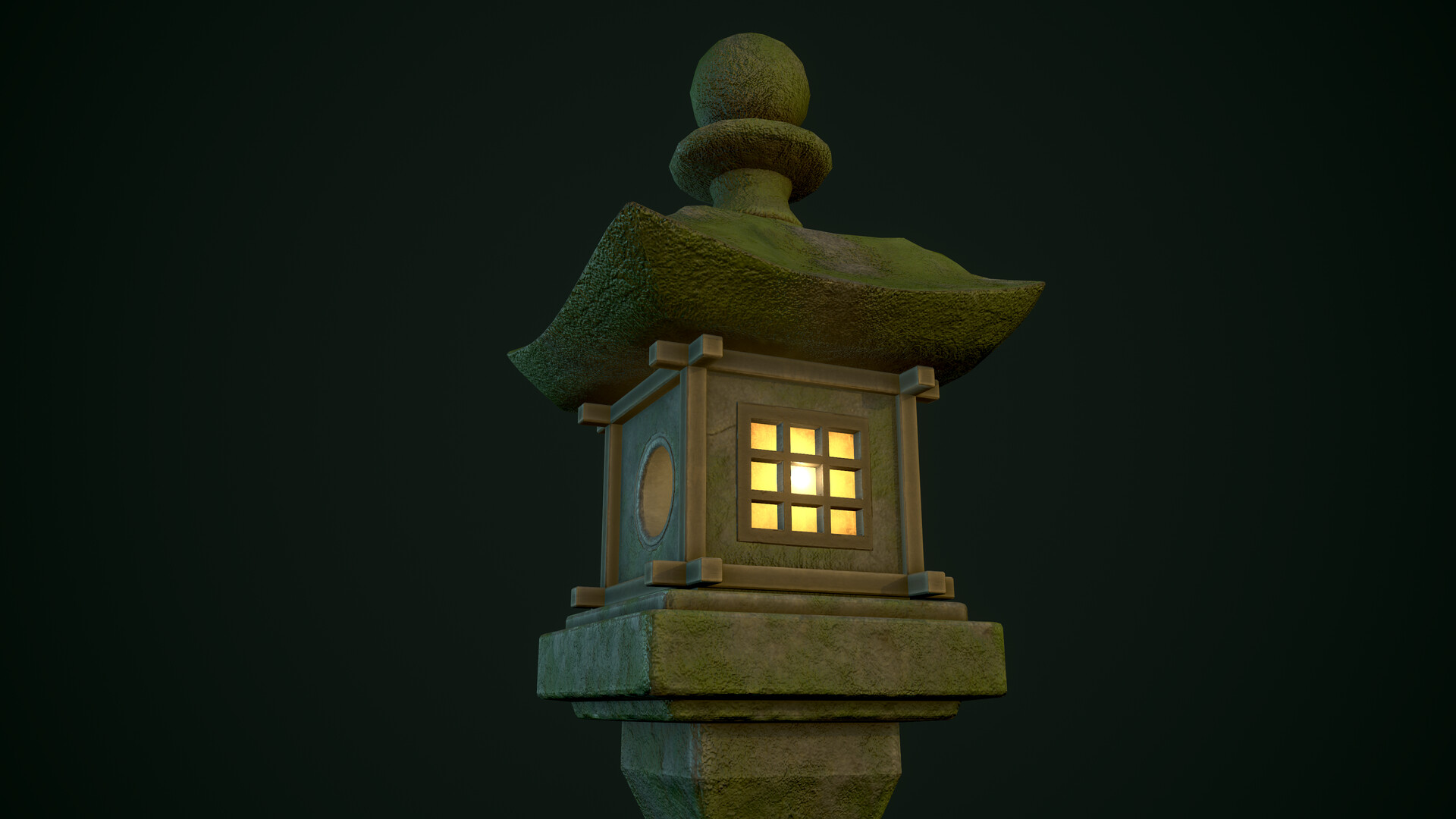 ArtStation - Japanese Toro Lantern