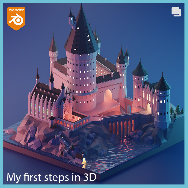 ArtStation - My first steps in 3D
