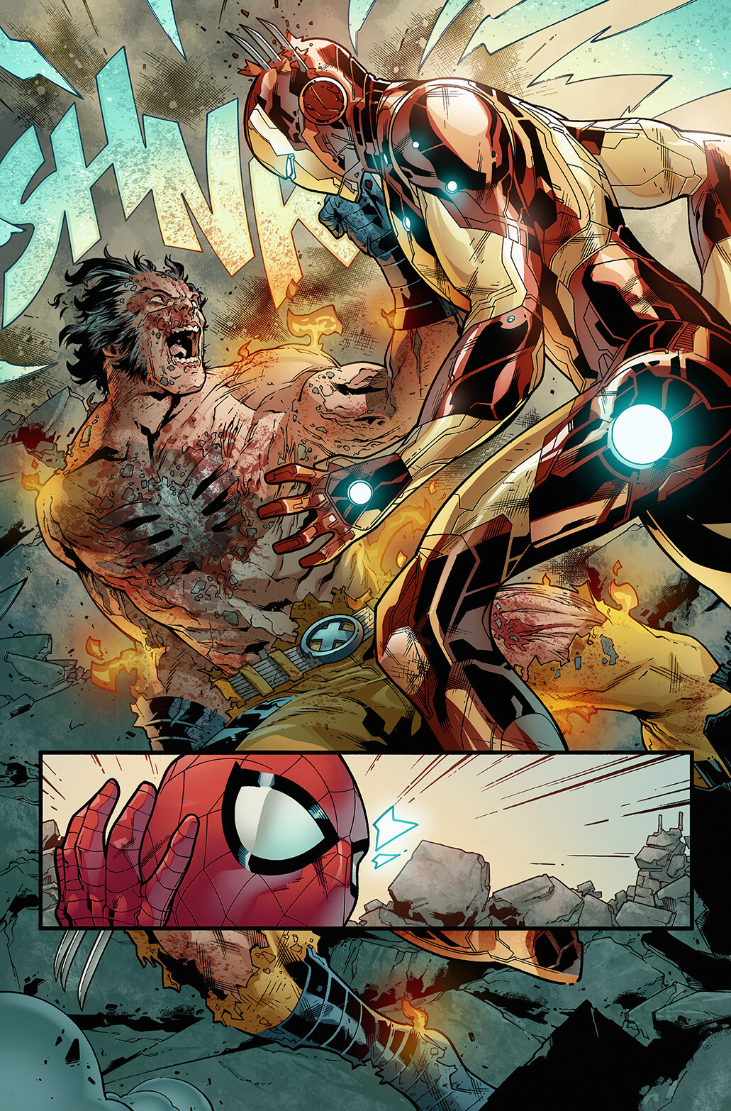 ArtStation - Avengers - Color sample on a sequential page