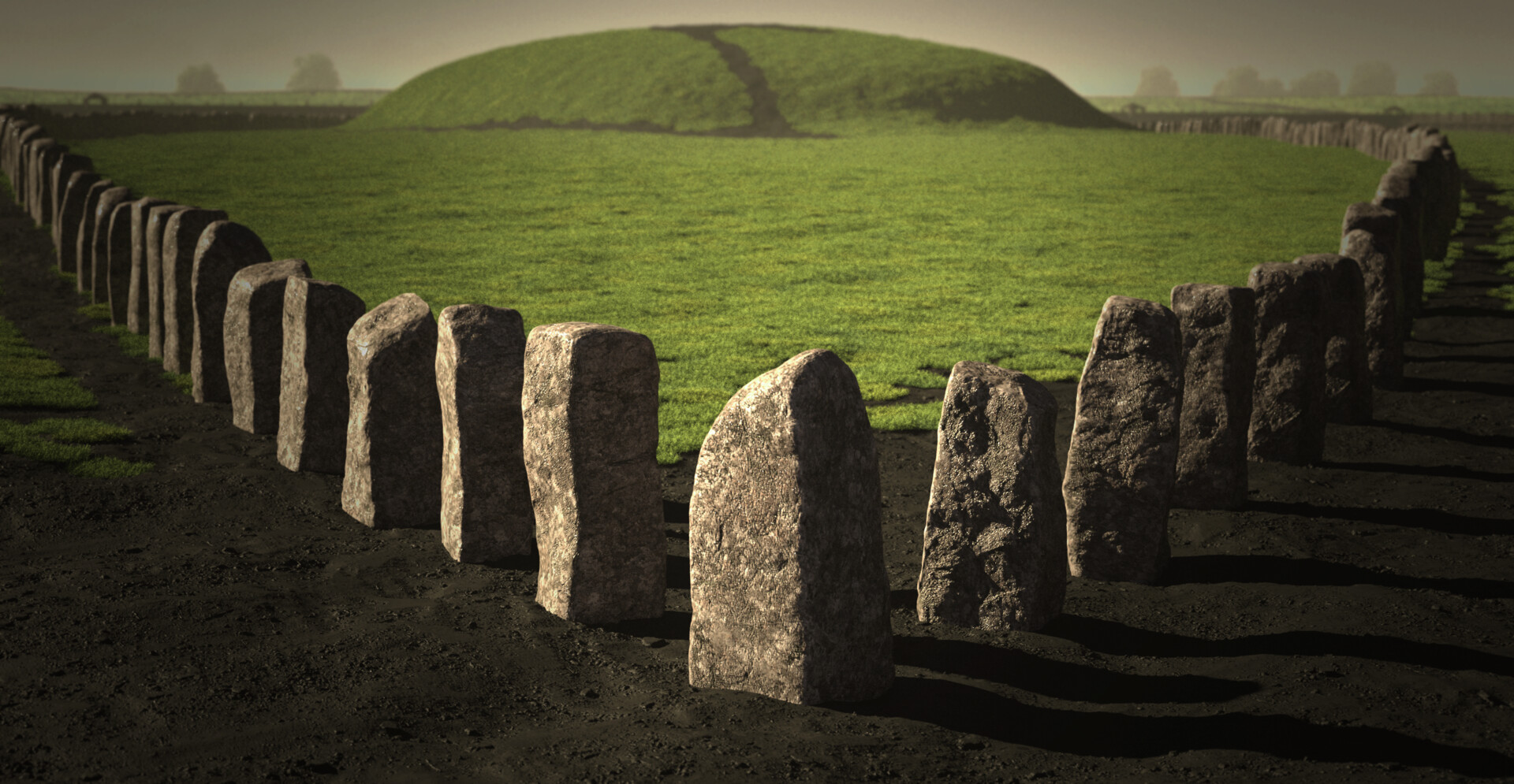 ArtStation - Jelling Stone Ship Reconstruction