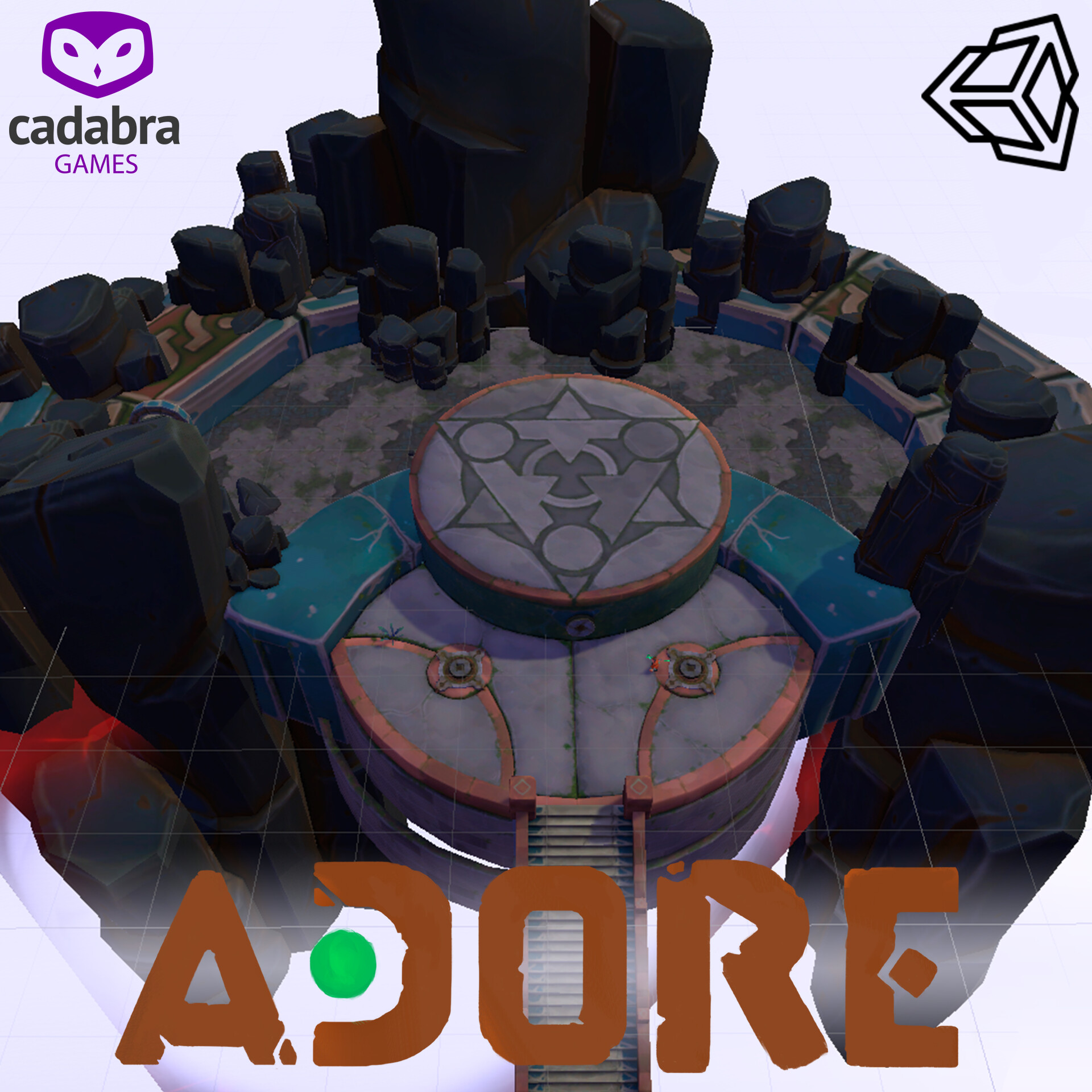 ArtStation - First Boss Fight Arena and Map Assets - Adore