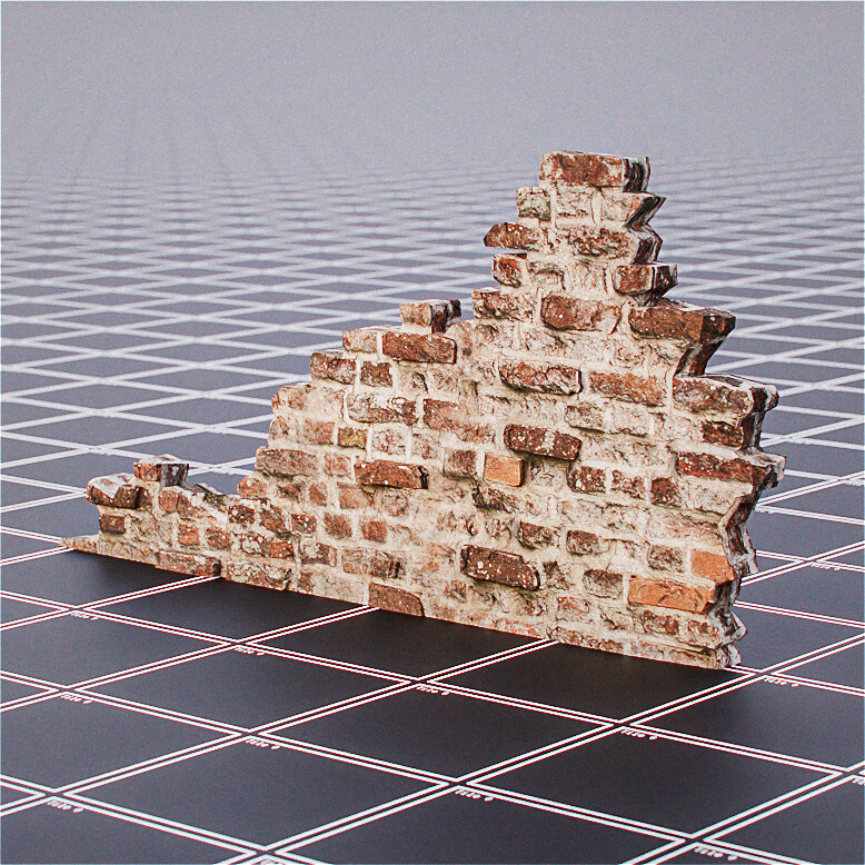 ArtStation - The destroyed wall