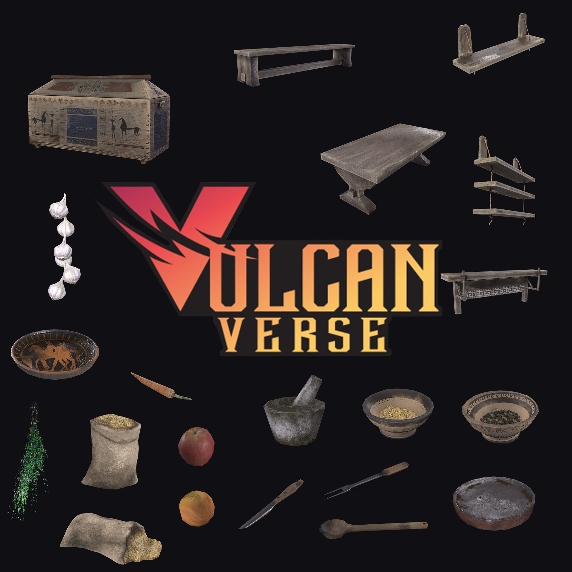 ArtStation - Interior Props