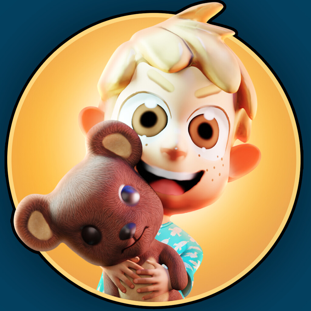 ArtStation - child and bear