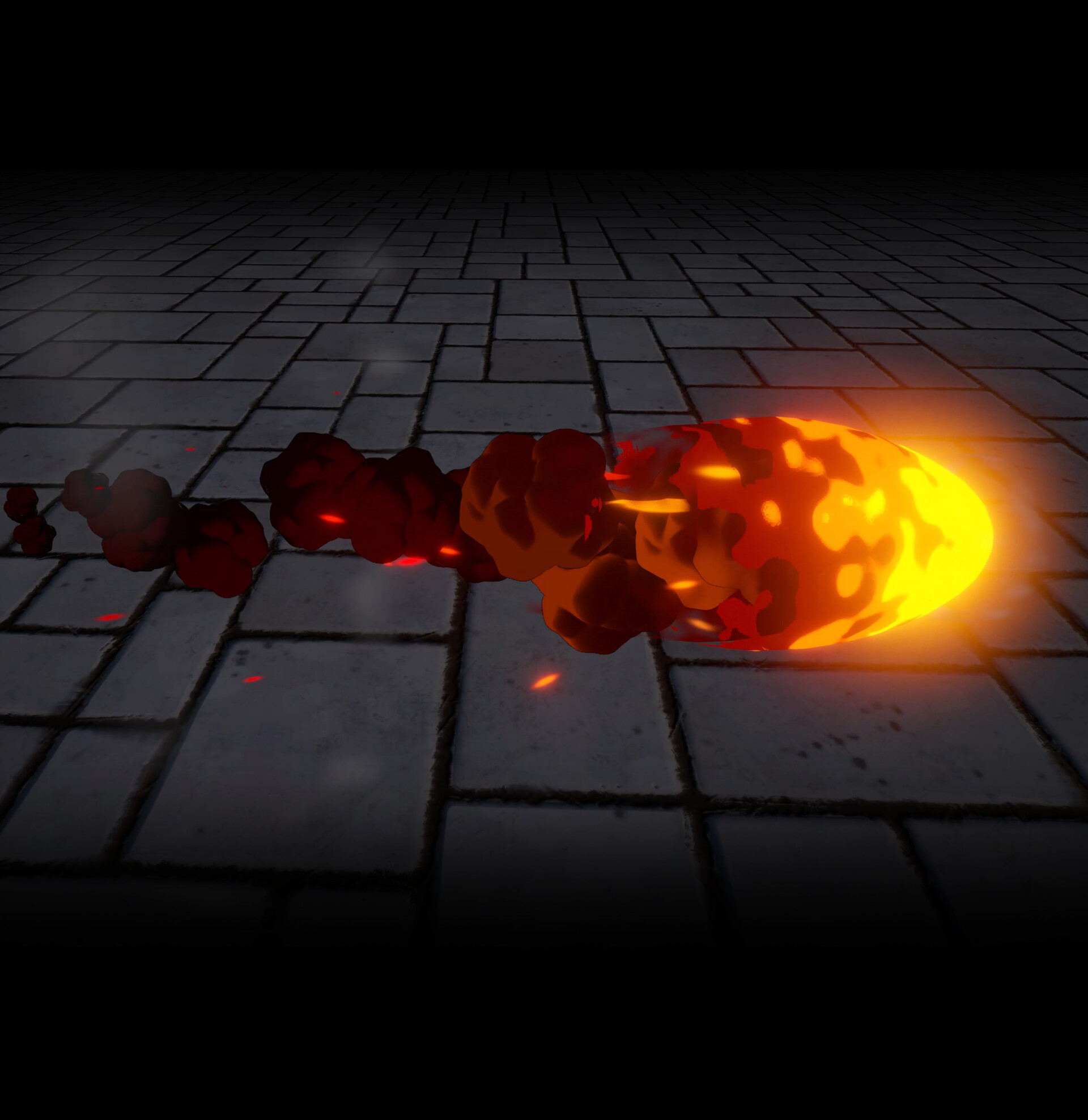 ArtStation - Stylized Fire Projectile VFX