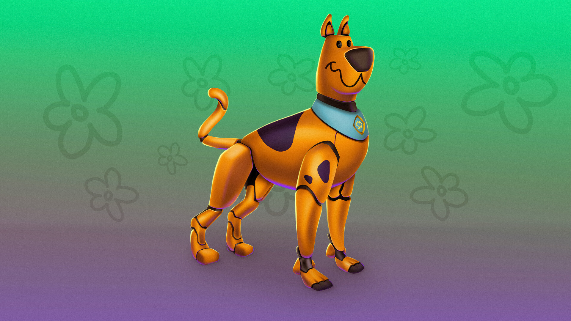ArtStation - Robo-Dog Scooby Doo concept