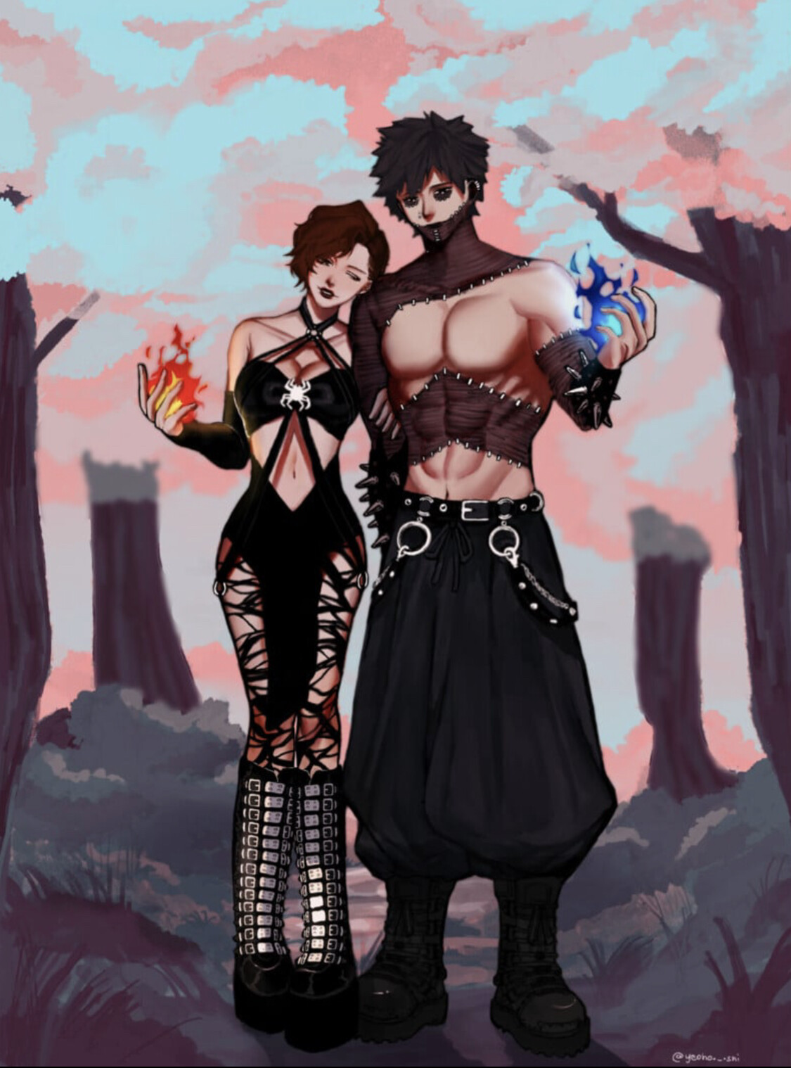 ArtStation - Crossovers 26: Ashlynn x Dabi