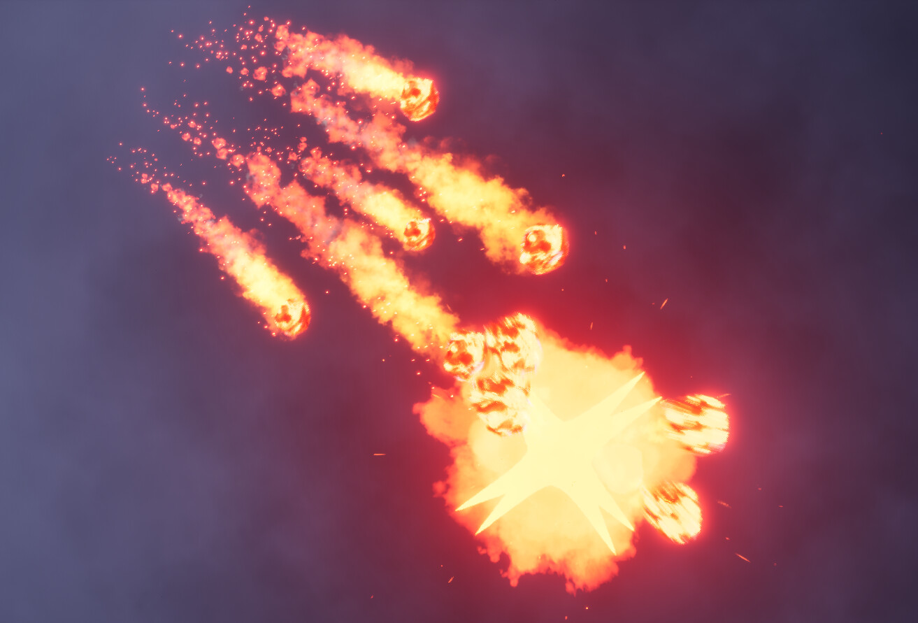 ArtStation - Meteor Shower